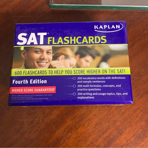 Kaplan | Other | New Unsealed 4th Edition Kaplan Sat Flashcards | Poshmark